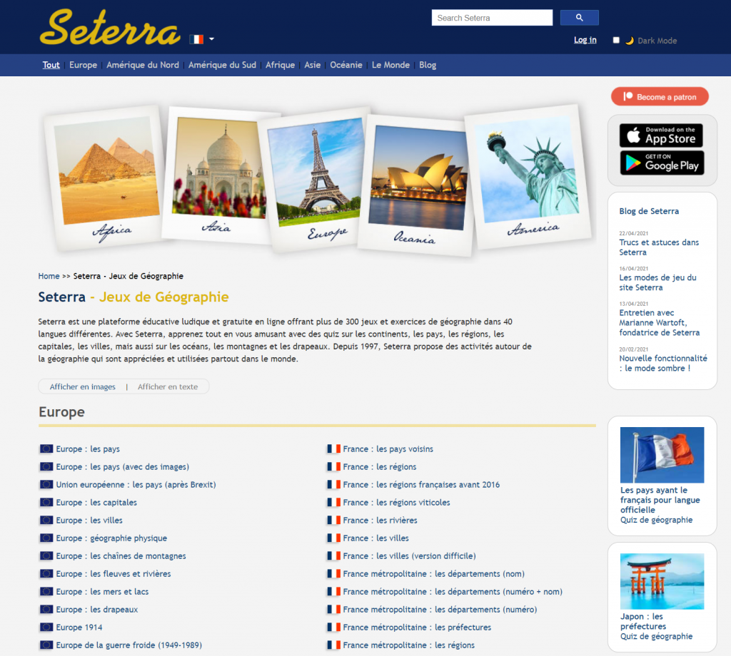 Seterra - Jeux de géographie - HealthHub Solutions | Patient Engagement ...