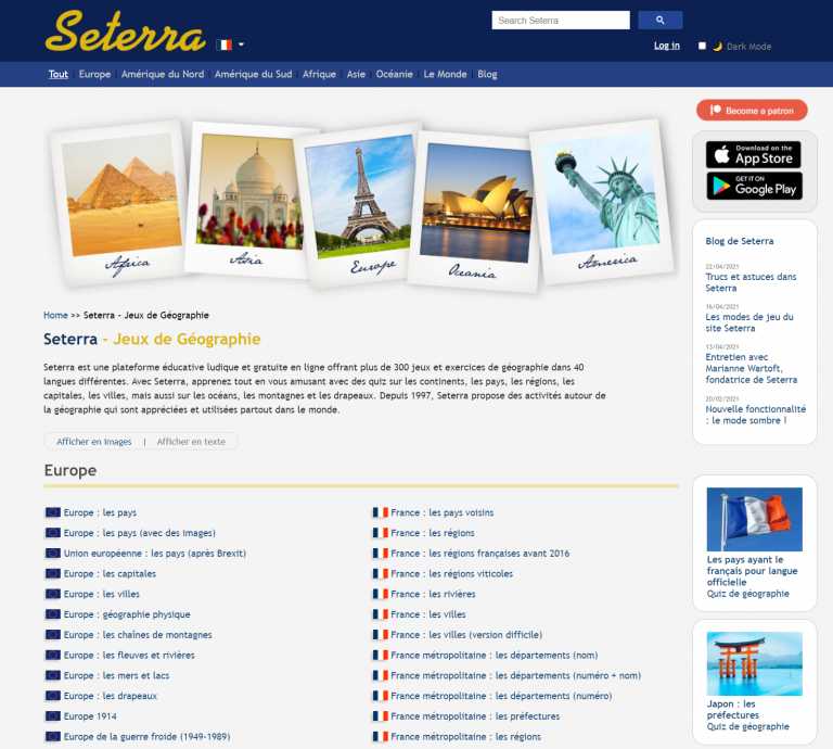 Seterra - Jeux de géographie - HealthHub Solutions | Patient Engagement ...